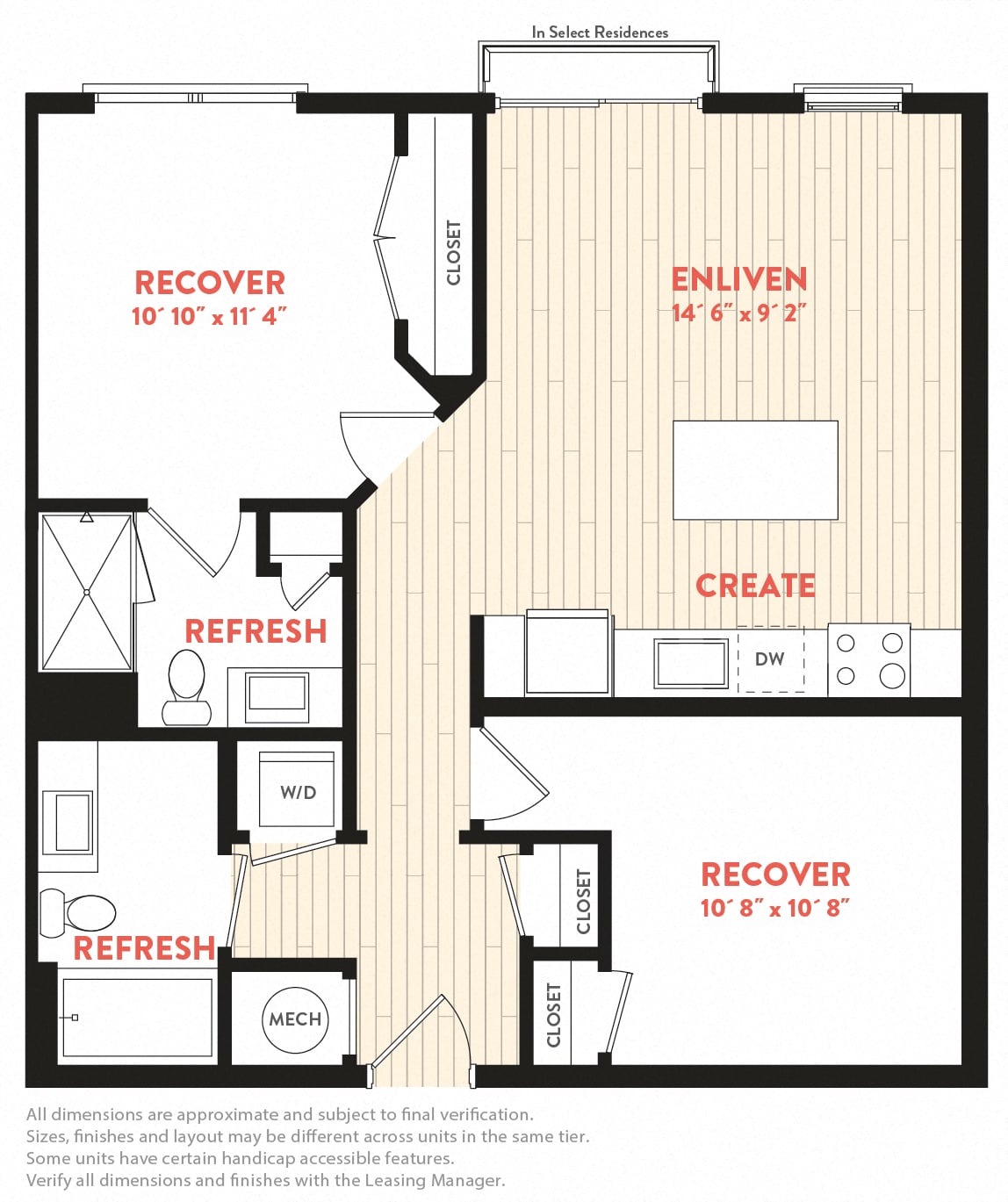 Floor Plans - Luxury Apartments Potomac Yard Alexandria VA | Notch 8