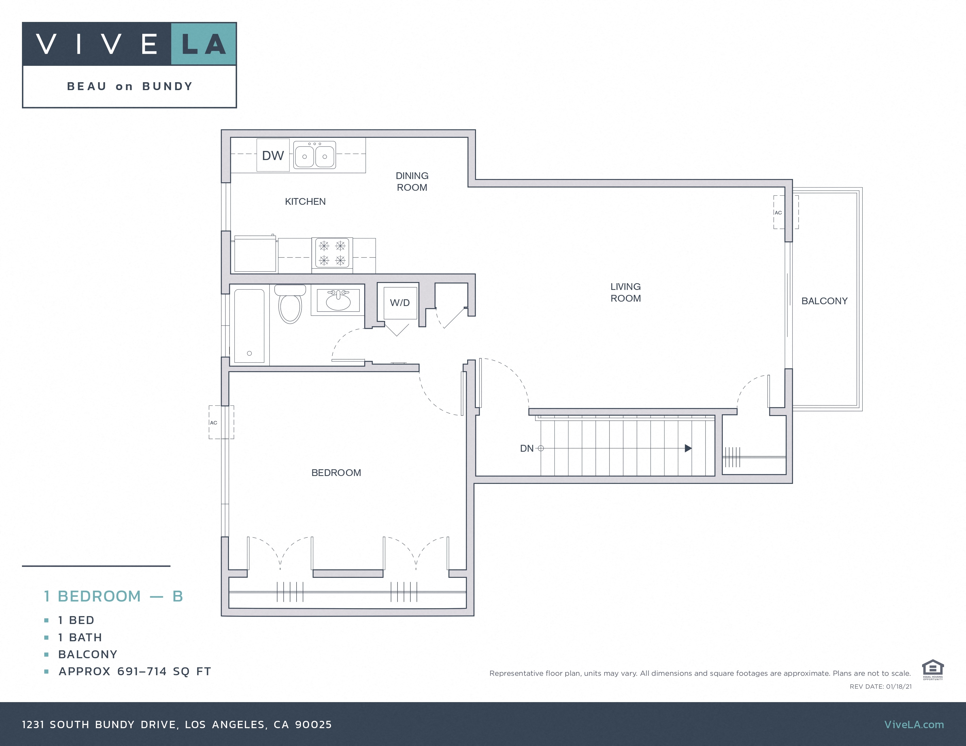 Beau on Bundy Rental Properties | Vive LA