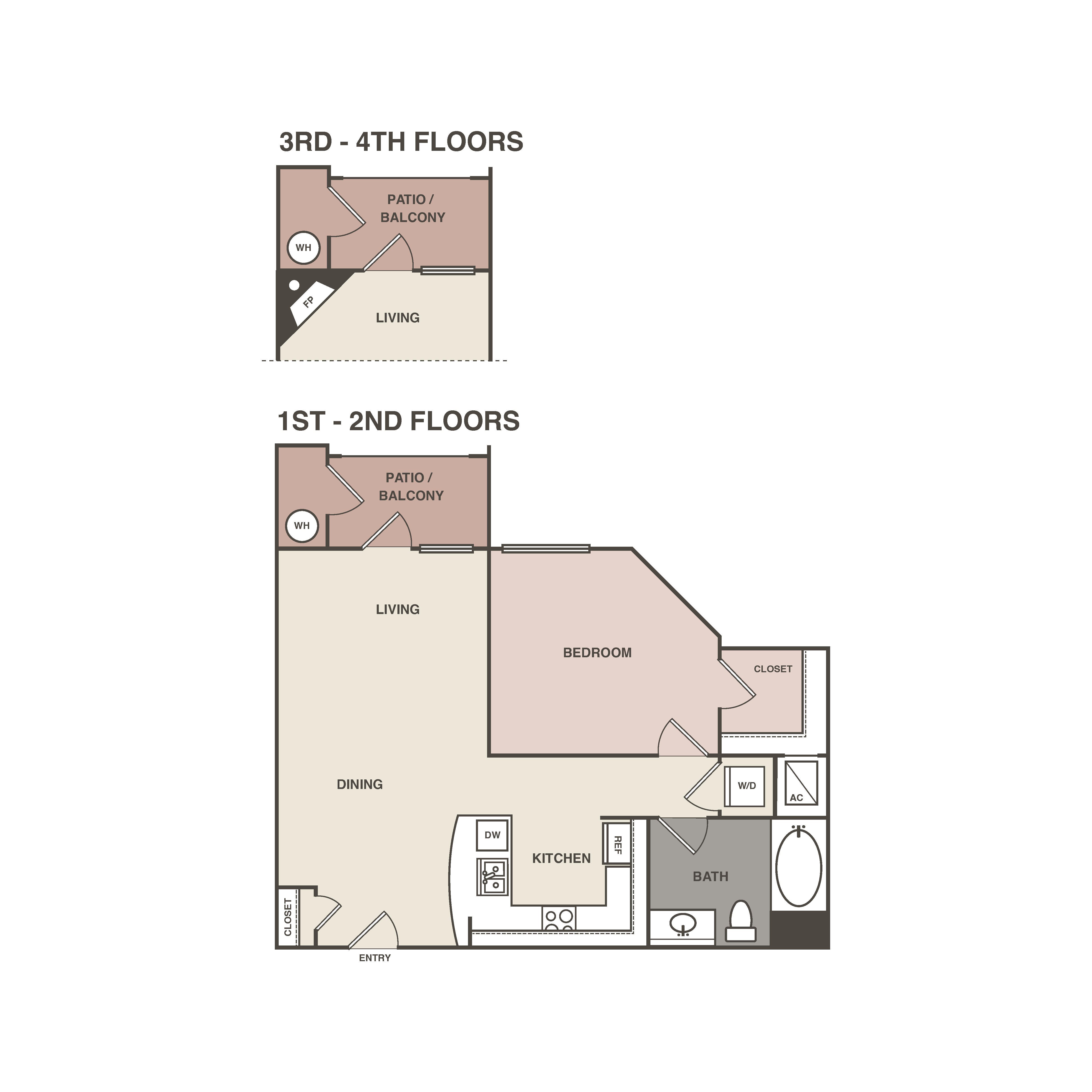 1 and 2-Bedroom Apartments in Woodland Hills, CA | Layouts