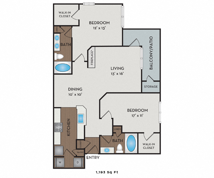 Apt Floor Plans - Villas at Stonebridge Ranch | McKinney, TX