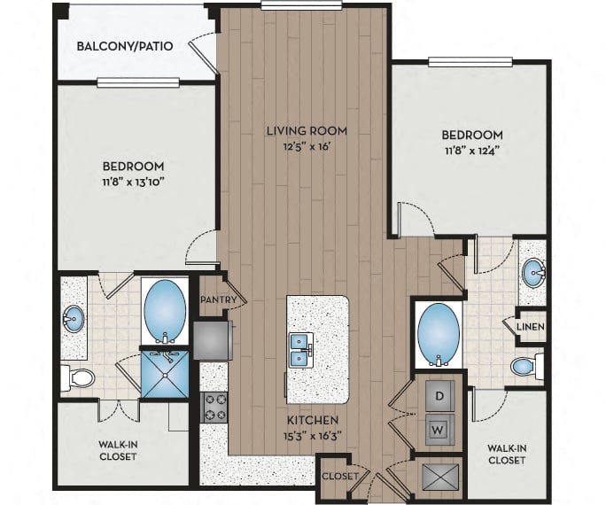 Apt Floor Plans - Icon at Ross Dallas | Dallas, TX