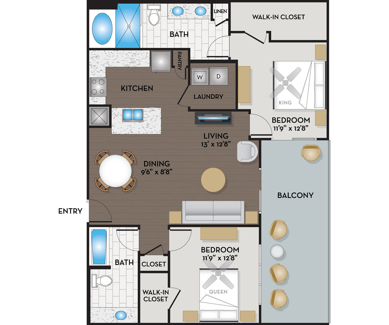 Floor Plans | Apartments in North Austin | The Addison Apartments