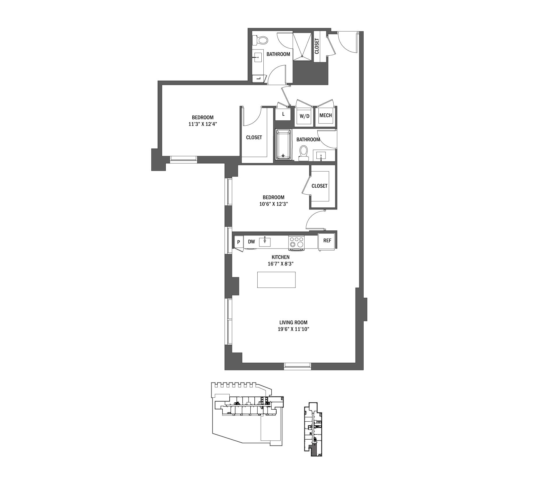 Floor Plans | Studio, 1, 2, & 3 Bedroom Apartments in Reston VA ...